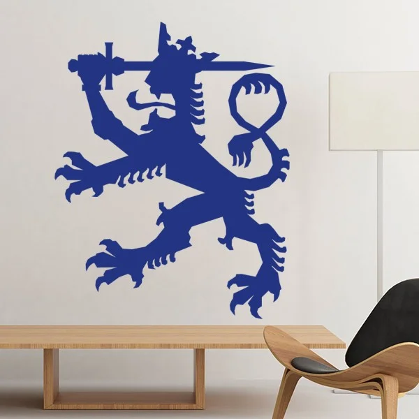 Finland-National-Emblem-Country-Symbol-Mark-Pattern-Removable-Wall ...