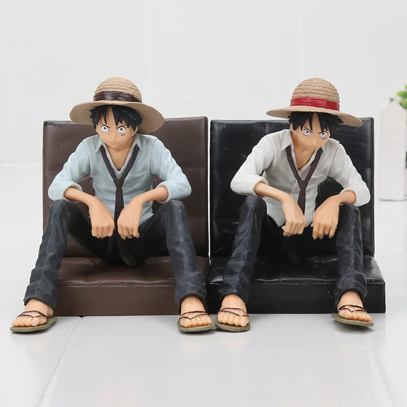 11-12cm One Piece Action Figure with chair grandline Boa Luffy Sanji ...
