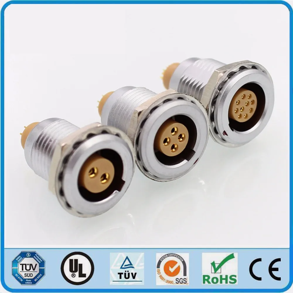 LEMO Connector EGG 1B 2 3 4 5 6 7 8 10 14 16 Pin Female Socket EGG ...