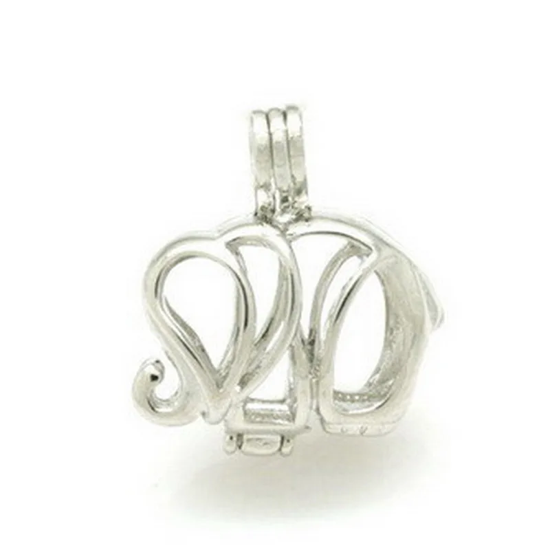 Wholesale-50pcs-Lot-925-Silver-Elephant-Locket-Cage-Sterling-Silver ...
