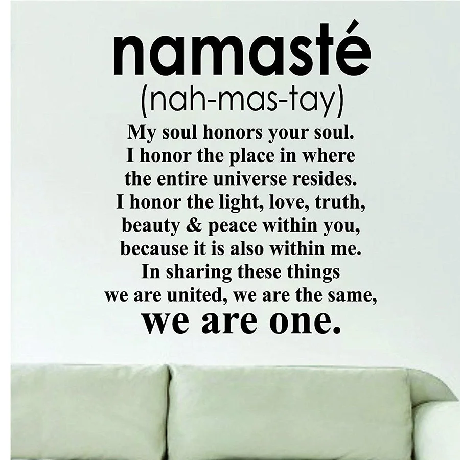Visual Arts Craft Supplies & Tools Stencils Namaste Home Entry Sign Zen ...