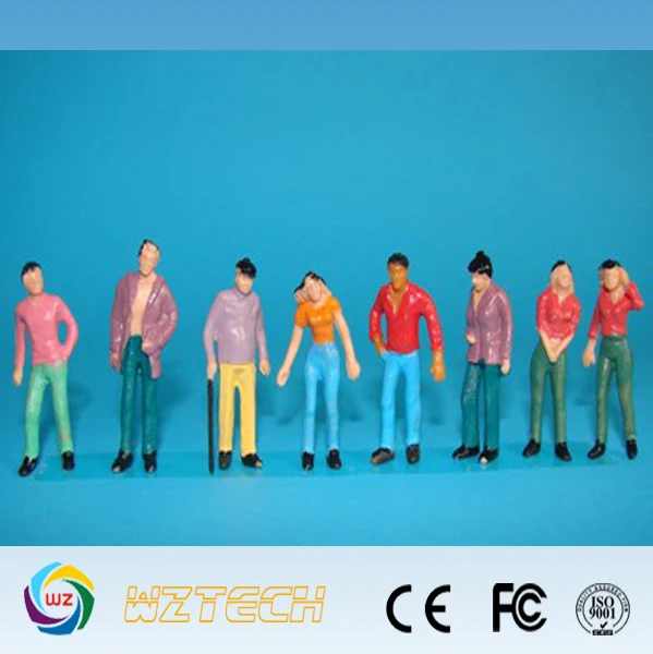 1:50 high 3.5cm people for scale models ,panited plastic model figures ...