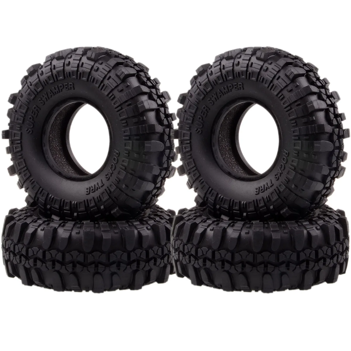 4x 1.9" Super Swamper Rocks Tyre Tires 7035 For RC 1/10 Climbing Rock ...