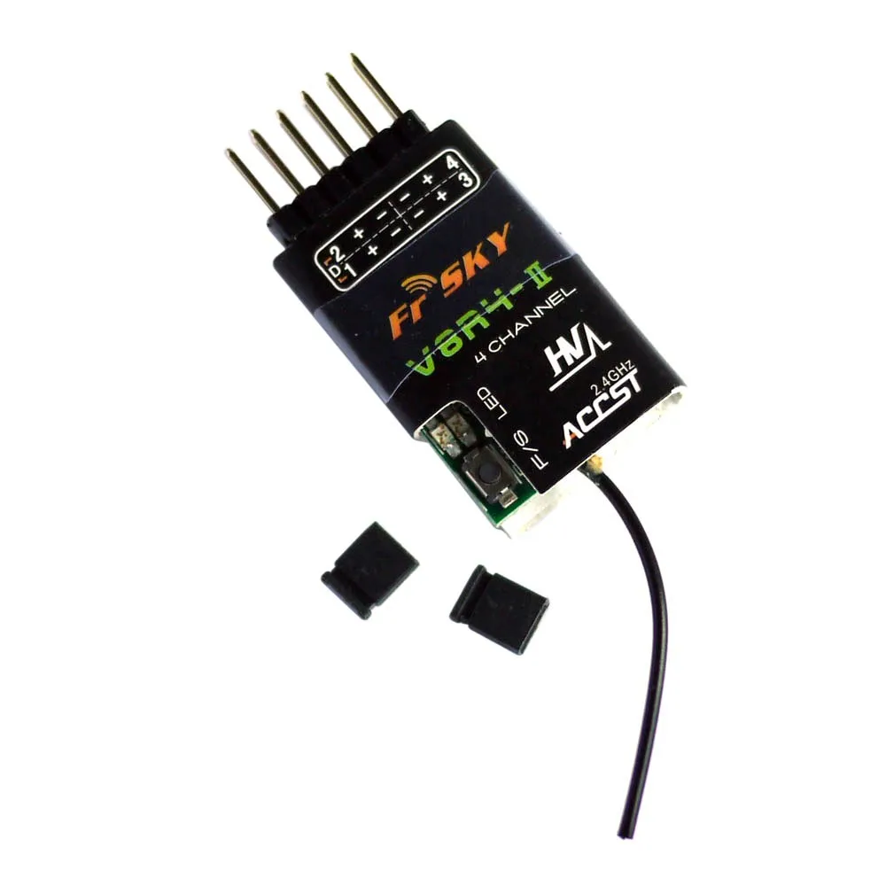 ¡El más nuevo! FrSky V8R4 II 2,4 Ghz 4CH receptor Compatible con Hitec ...