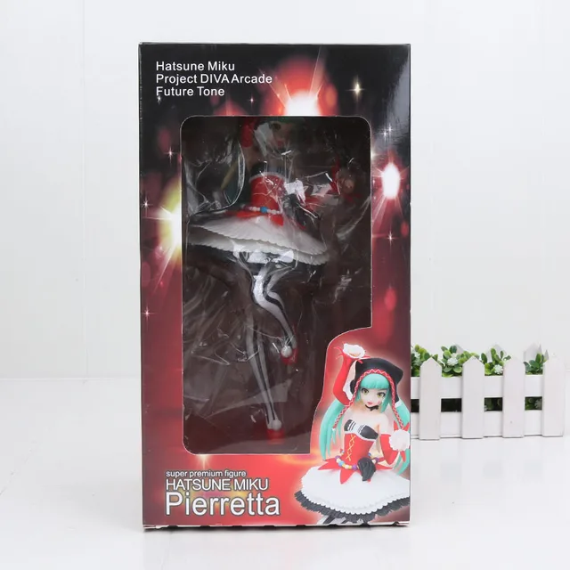Anime Hatsune Miku Pierretta Cat Food clown Joker figure Miku ...