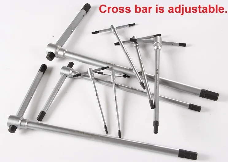 T Shape ajustável chave sextavada, chave móvel, chave inglesa, auto caminhão ferramenta de mão ...