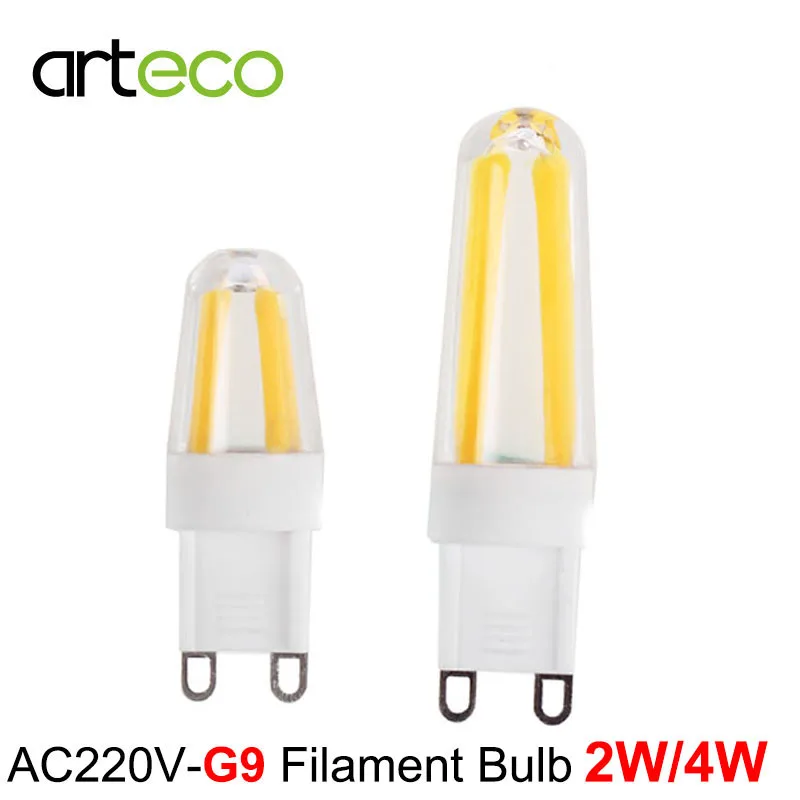 AC220V G9 LED Filament Bulb 2W 4W Dimmable LED Bulb G9 Silicon Gel LED ...