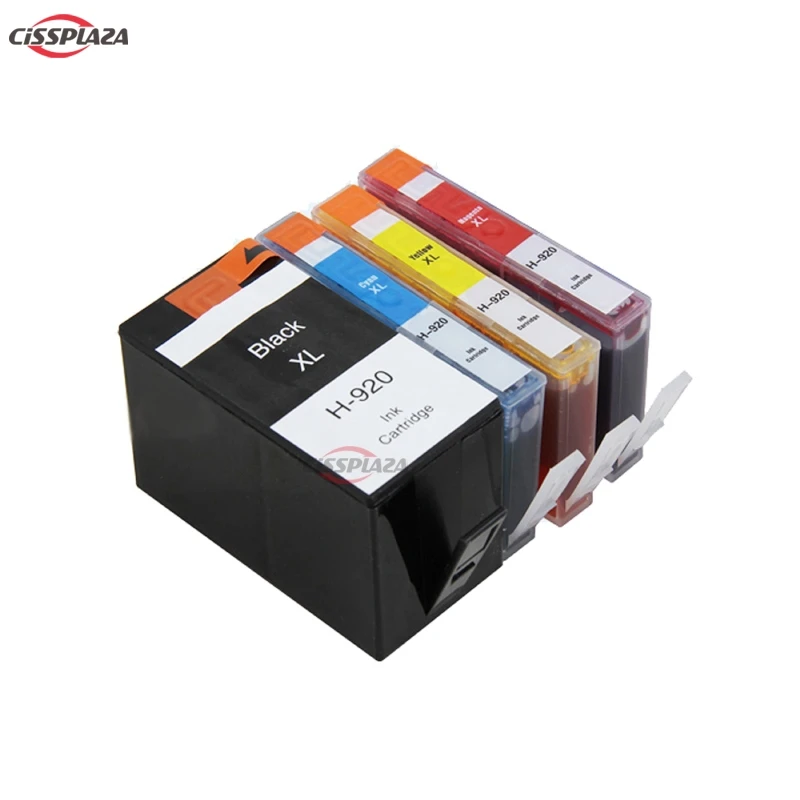 Cissplaza 4pcs Compatible Ink Cartridge With Chip For Hp 920 Xl ...