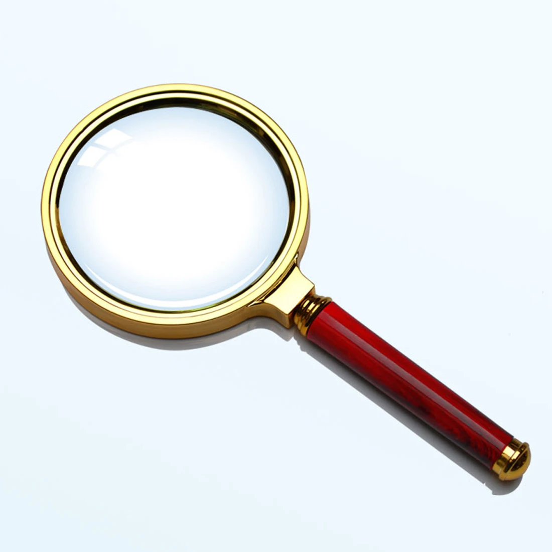 Lupa de mano de alta calidad, 80mm, 10X, lupa de lectura, herramienta ...
