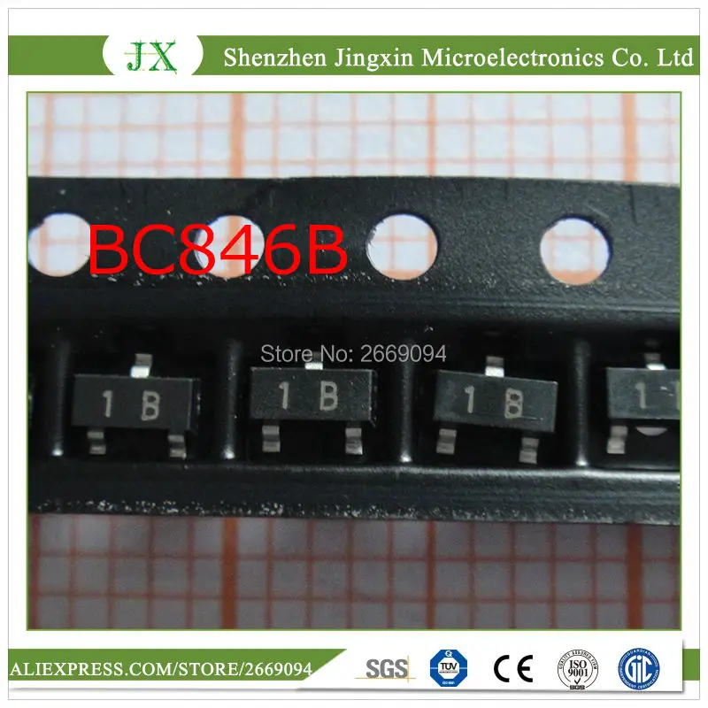 1000pcs BC846B BC846 바이폴라 트랜지스터 BJT 트랜지스터 200mW SOT23 3|transistors ...
