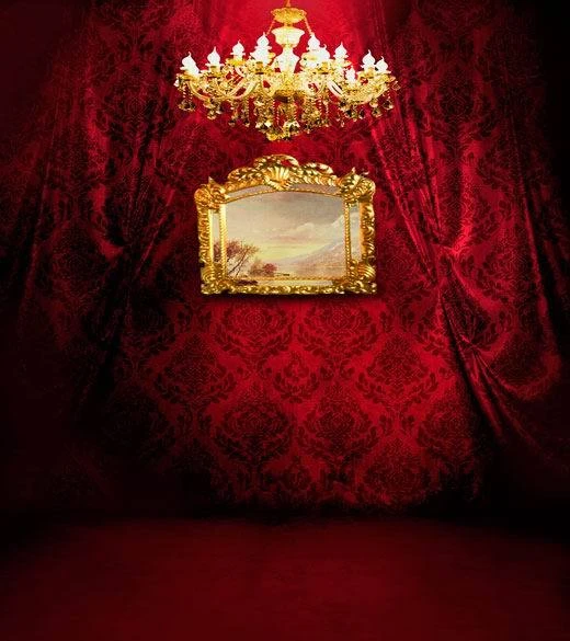 Baroque Bedroom Red