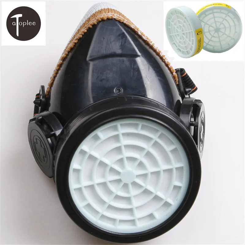 1PC Single Cartridge Anti Dust Mask+2PCS Spare Cartridge Filters PVC ...