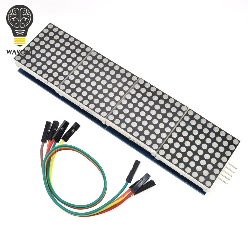Max7219 Dot Matrix Module For Arduino Microcontroller 4 In One Display