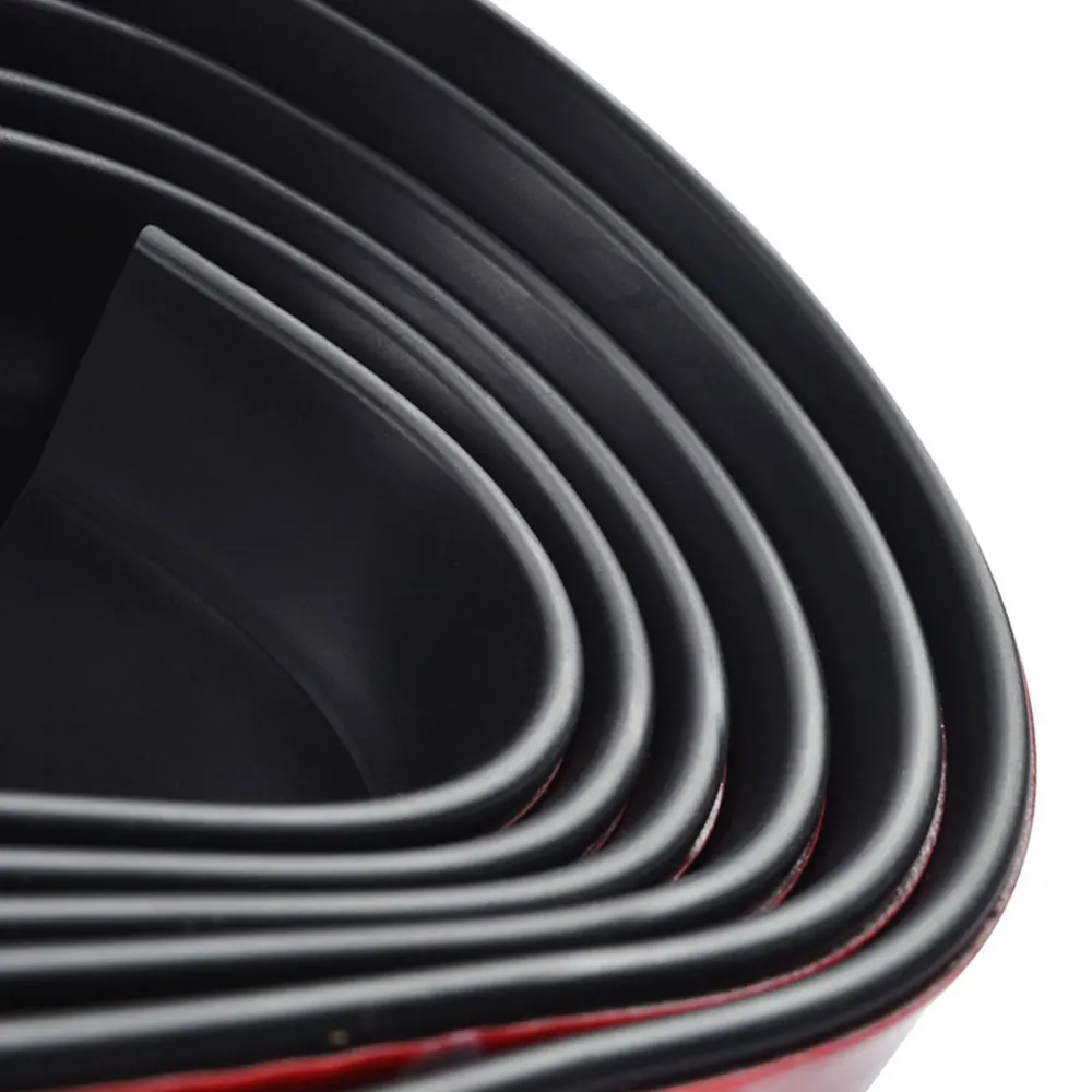 1Set Universal Car Front Rear Bumper Protector Adhesive Rubber Bumper ...
