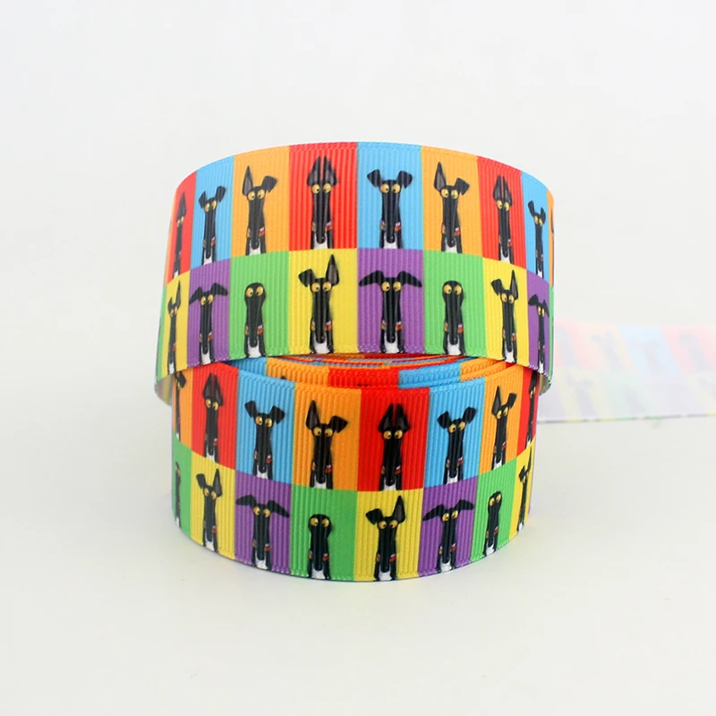 Dog Printed Grosgrain Ribbon Diy Handmade Wedding Decoration Powerpuff ...