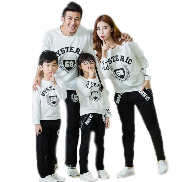 Ropa familiar a juego 2019 ropa de familia activa cuatro cargas top ...