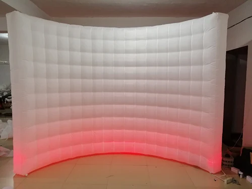 Wedding, party backdrop 10ft*8ft inflatable LED wall white color ...