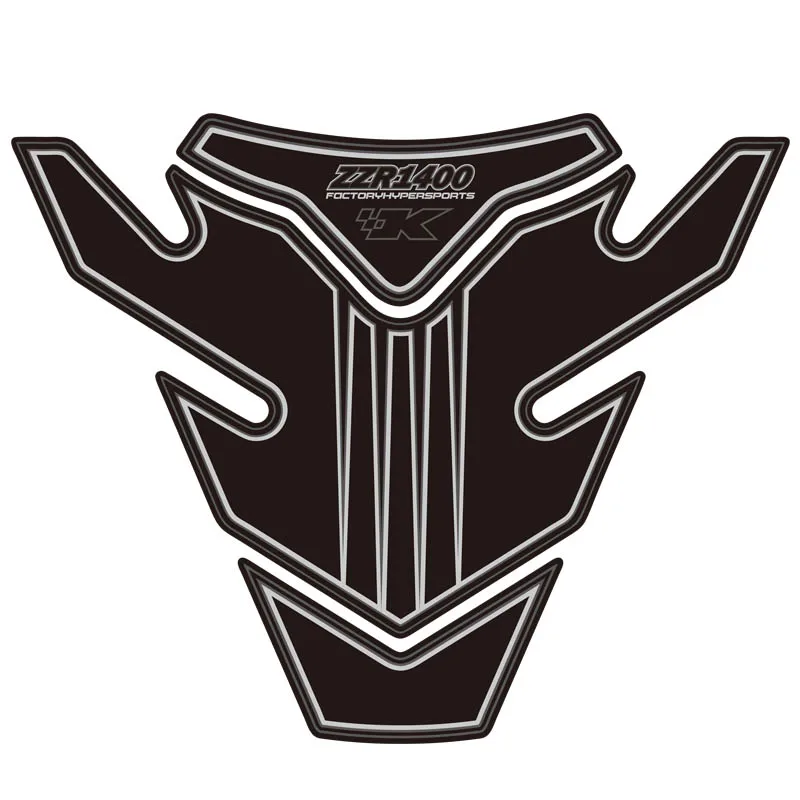 Мотоцикл 3D топливный бак защитные наклейки для Kawasaki ZZR1400 2006 ...