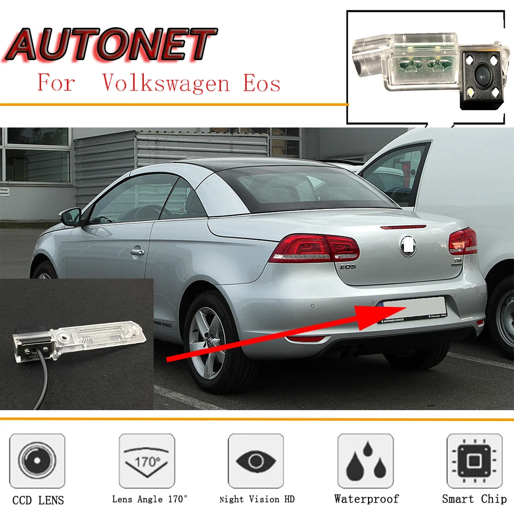 AUTONET Rear View Camera For VW Volkswagen Eos 2006~2015 CCD Night ...
