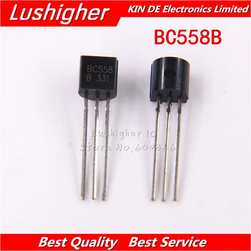 100PCS BC558B TO92 BC558 TO 92 BC 558B triode transistor New original ...