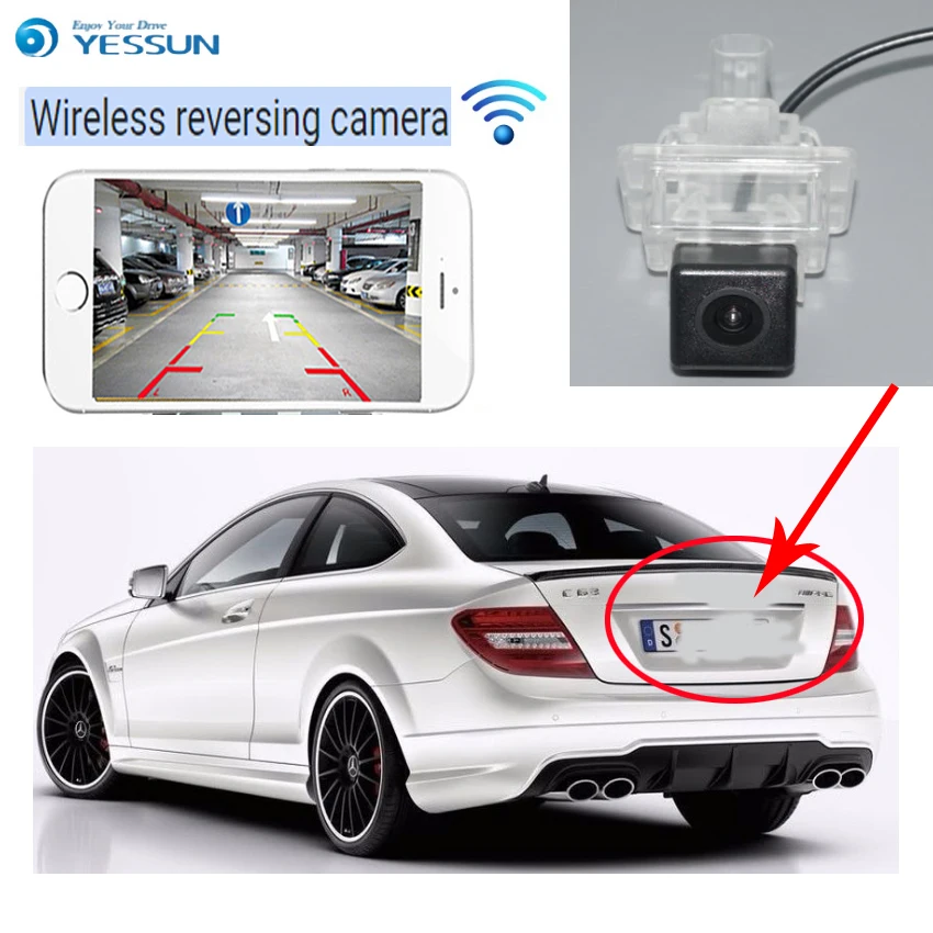 YESSUN For Mercedes Benz C Class W204 2012~2014 Reverse Camera Auto ...