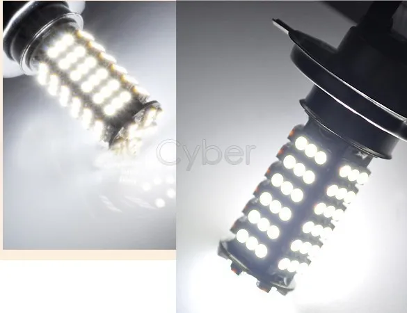 Free Shipping H4 LED 3528 102 SMD Cool White Headlight Bulb Car Head ...