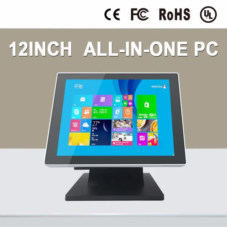 View larger image 4gb ram 32gb rom 12 inch AIO touch screen mini pc ...