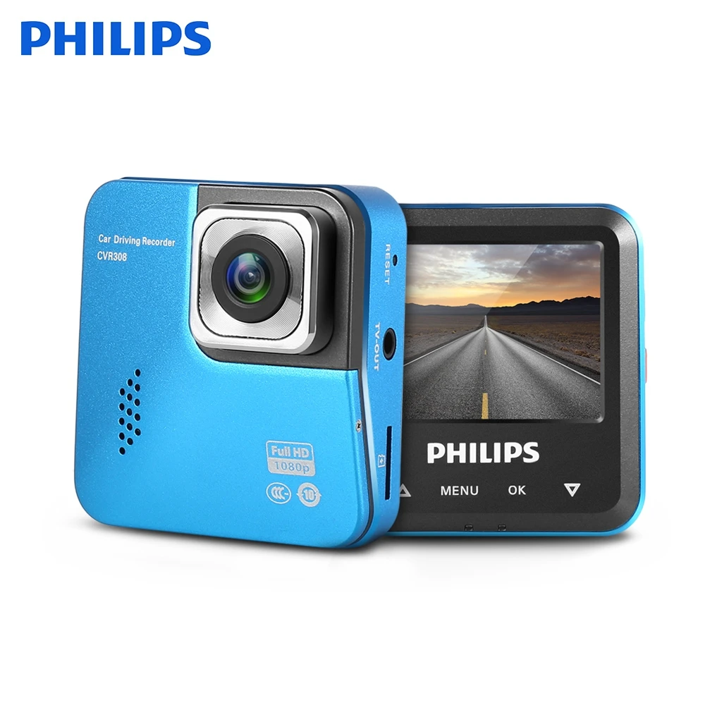 PHILIPS Mini Car DVR 1080P G sensor Night Vision Dash Camera WDR Motion ...