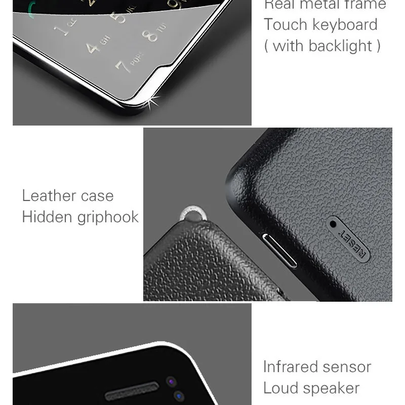 BLACK COLOUR /AIEK/AEKU V5 Card Mobile Phone 6.9 mm Ultra Thin Pocket ...