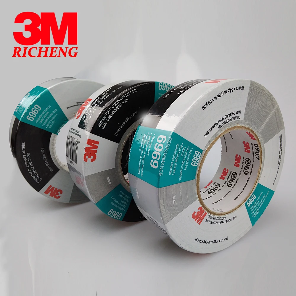 3m 6969silver Cloth Duct Tape/strong Water Proof Single Sided Tape/48mm ...