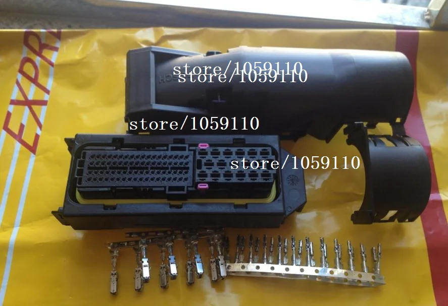 EDC7 PC board plug 1928404195 + 1928404196 89P engine wiring harness ...