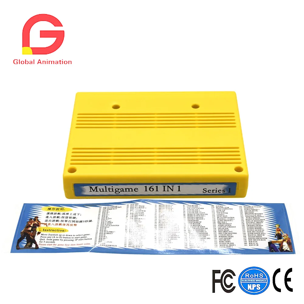 161 in 1 MVS Cartridge , SNK Jamma Arcade Board Multi Game Cartridge for Neo Geo Mvs Arcade ...