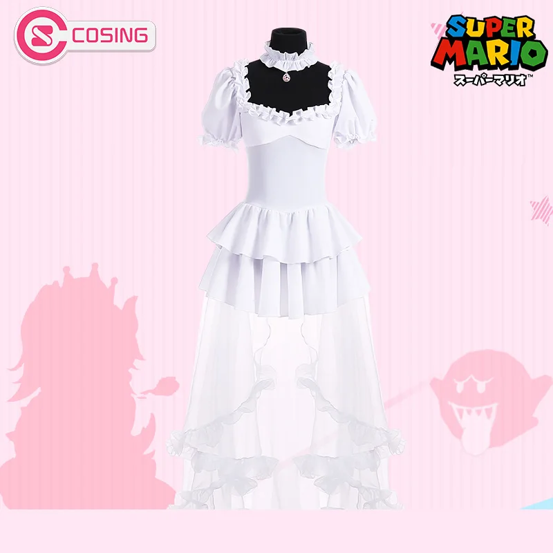 Game Super Mario Pumprincess Women Cosplay Costume The Princess of ...
