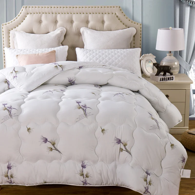 Sanding Printing Duvet Autumn Winter Tulip Comforter Inner Micro Fabric ...