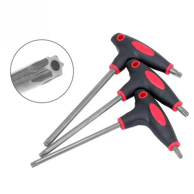 T10, T15, T20, T25, T30, T40 T Handle Grip Torx And Hex Allen Key ...