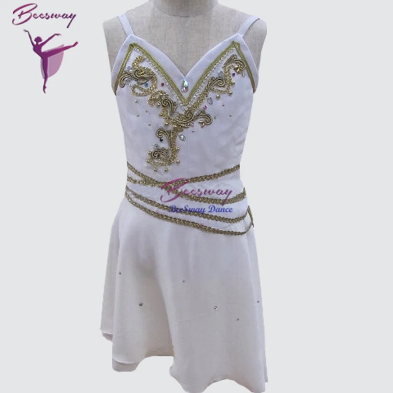 Adult White Classical Ballet Dress Women Cupid Ballet Stage Costume ...
