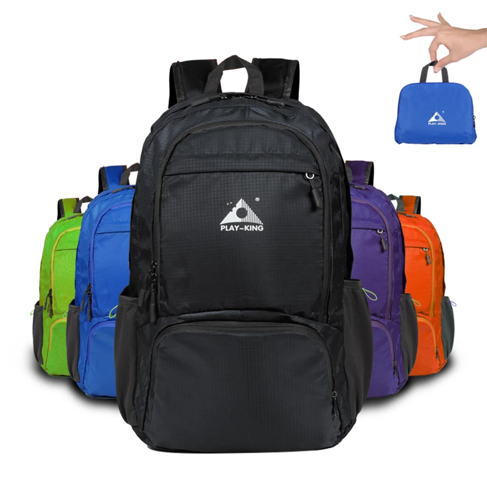 Lightweight Foldable Backpack Waterproof Folding Bag Nylon Outdoor Bags ...