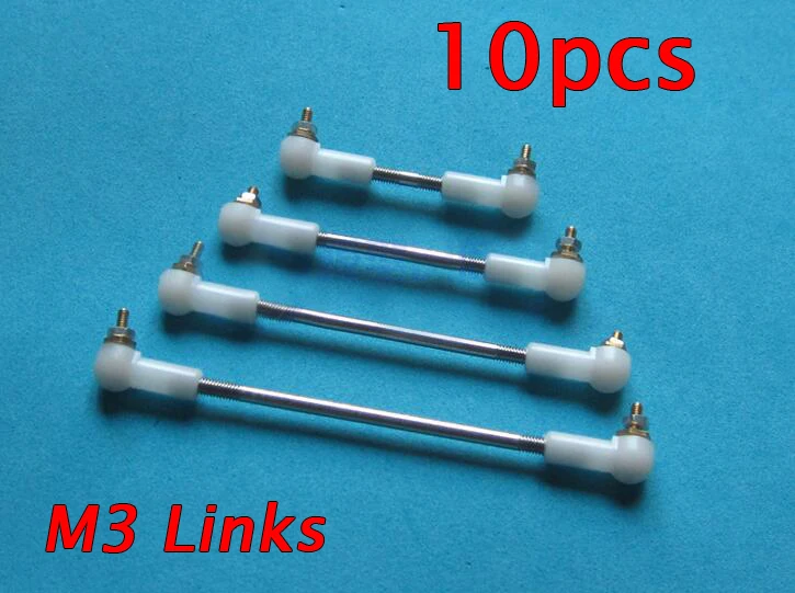 10PCS M3 Link Connecting Rod With Ball End Connector For Rc Boat Car ...