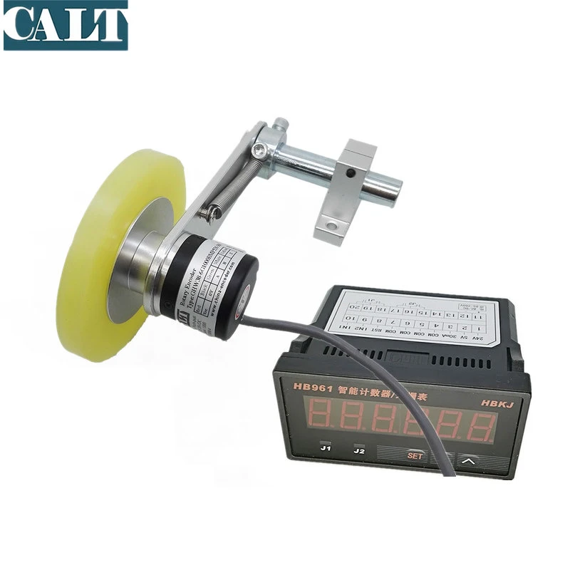 CALT length measuring counter meter with 6 digit indicator Wheel ...