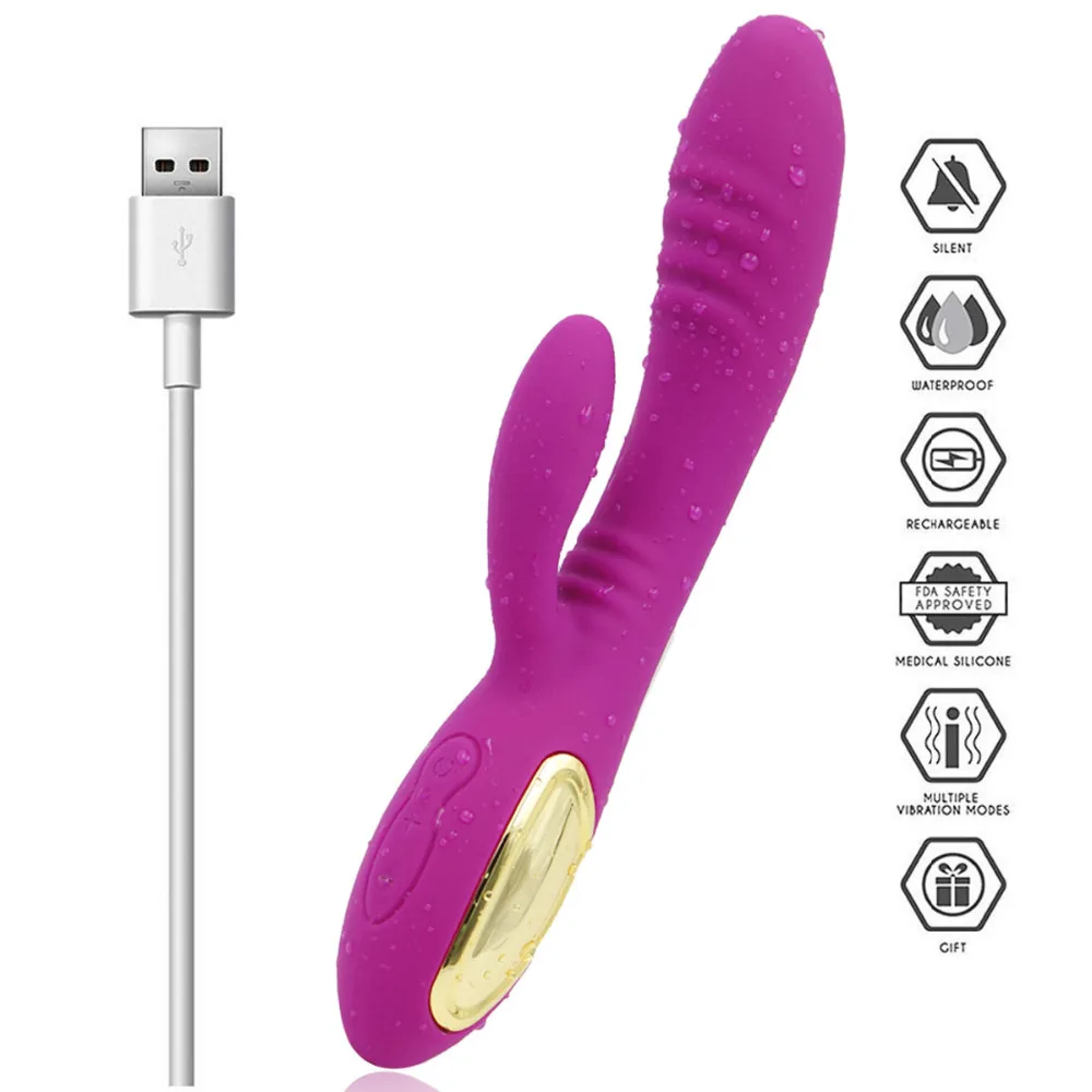 Multi Speed Electric Cordless Massager Waterproof Led Vibrator Bulbmassager For Sports And