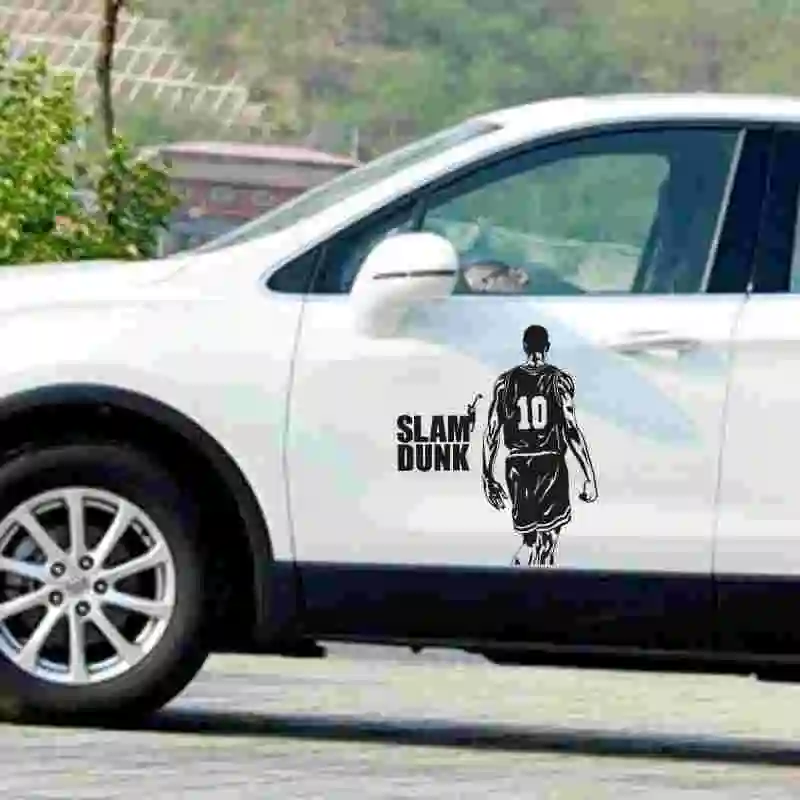 Slam Dunk Sticker Anime Cartoon Hanamichi Sakuragi Car Decal Sticker ...