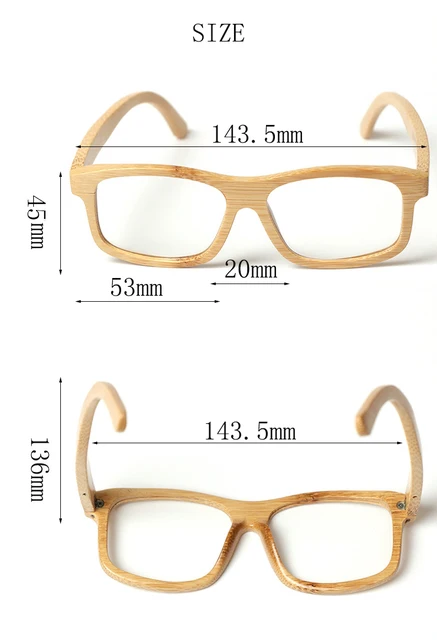 Bamboo Eyeglass Frames