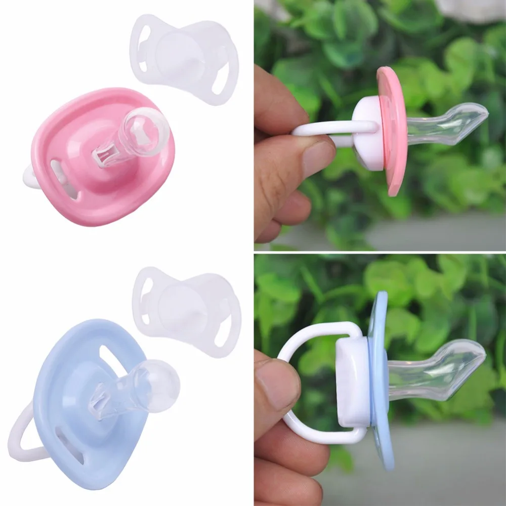 Newborn Kids Baby Silicone Orthodontic Soother Dummy Pacifier Infant ...