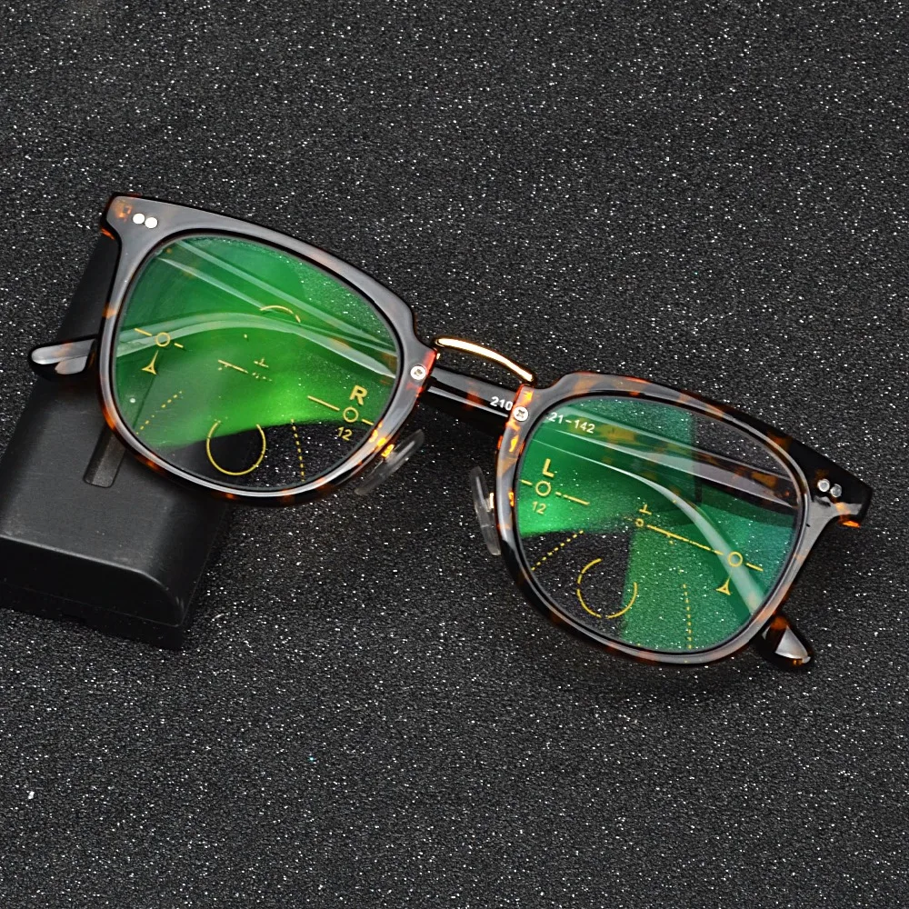 Brand Progressive Multifocal Lens Reading Glasses Men Presbyopia 