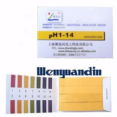 8*80 Strips Universal Indicator Paper Full Range Litmus Test Paper ...