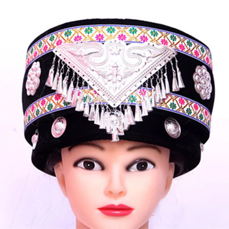 chinese-minority-hat-miao-cap-chinese-national-hat-vintage-cap-for ...