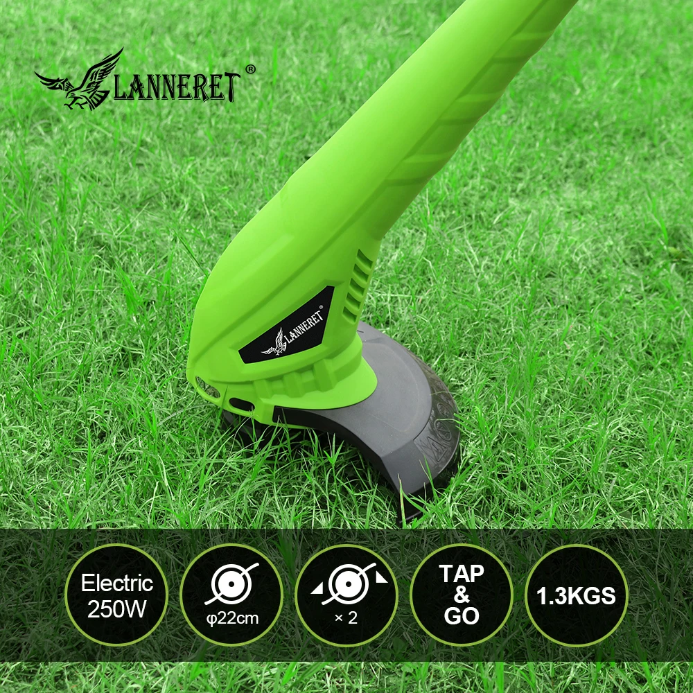 Promo Offer LANNERET 250W 220mm AC Electric Grass Trimmer Hand Cleaner ...