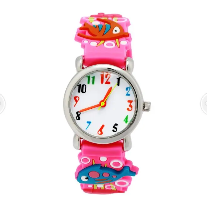 2018 High quality waterproof fish Kids Brand Quartz Wrist Watch Baby ...