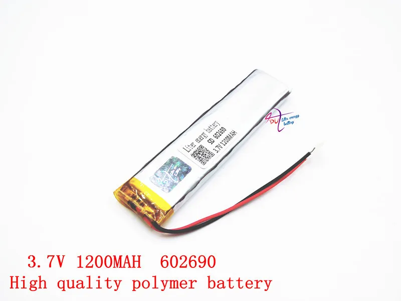 3,7 V 602690, 1200 mAh Baterías de polímero en móvil DVD universal ...