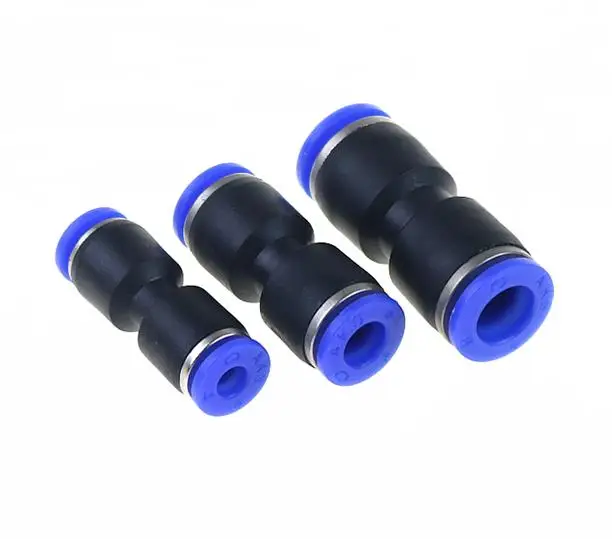 1PCS PU 4 Plastic Pneumatic Air Quick Connector 4mm To 4mm Straight